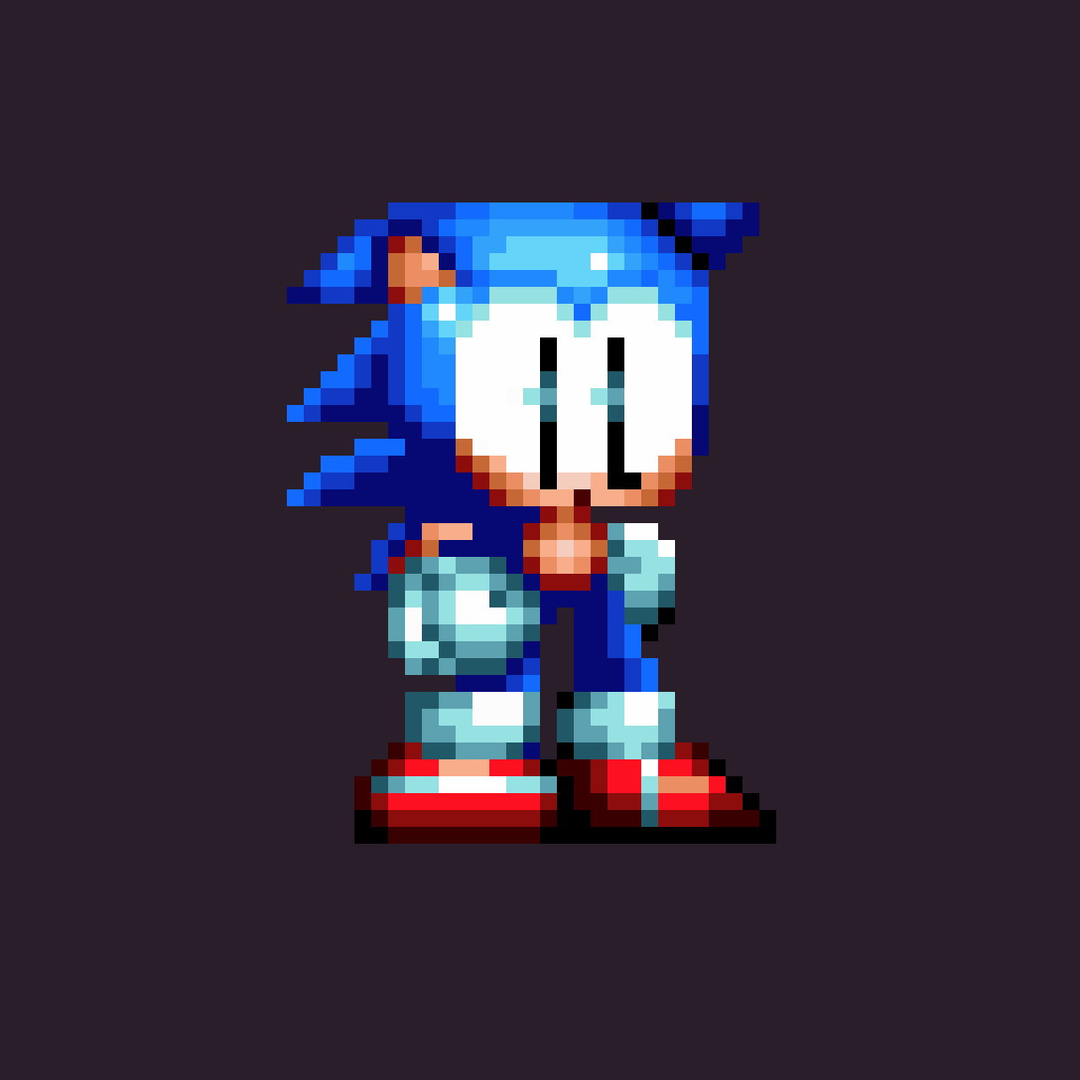 Pixilart - sonic look back test by Sadot2