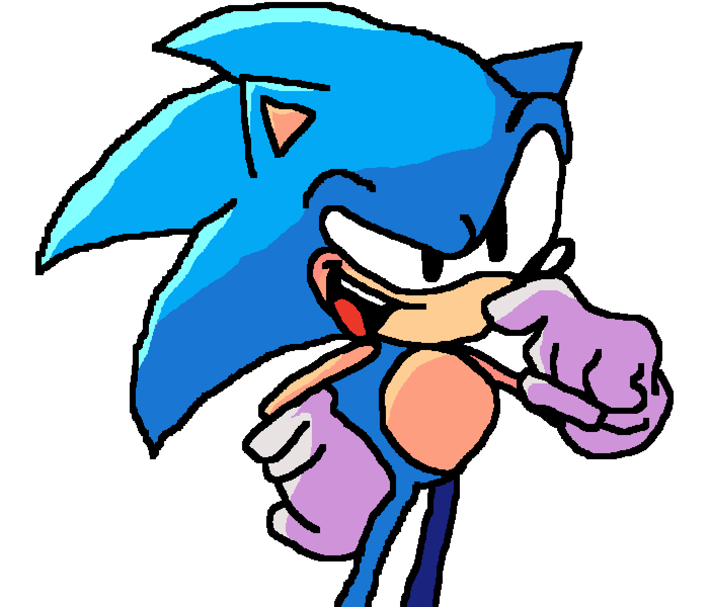 Pixilart Sonic Fnf Base By Tmduhe65