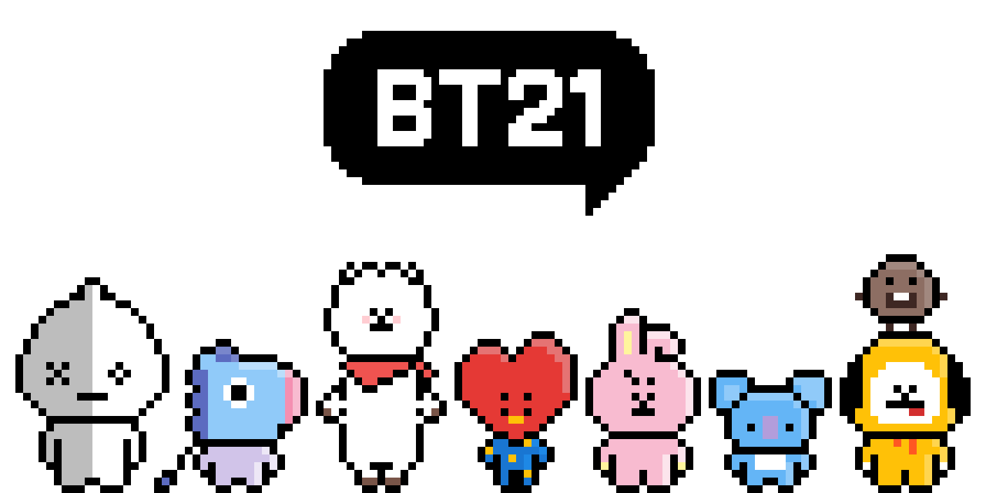 Pixilart - BT21 banner by Jeklin