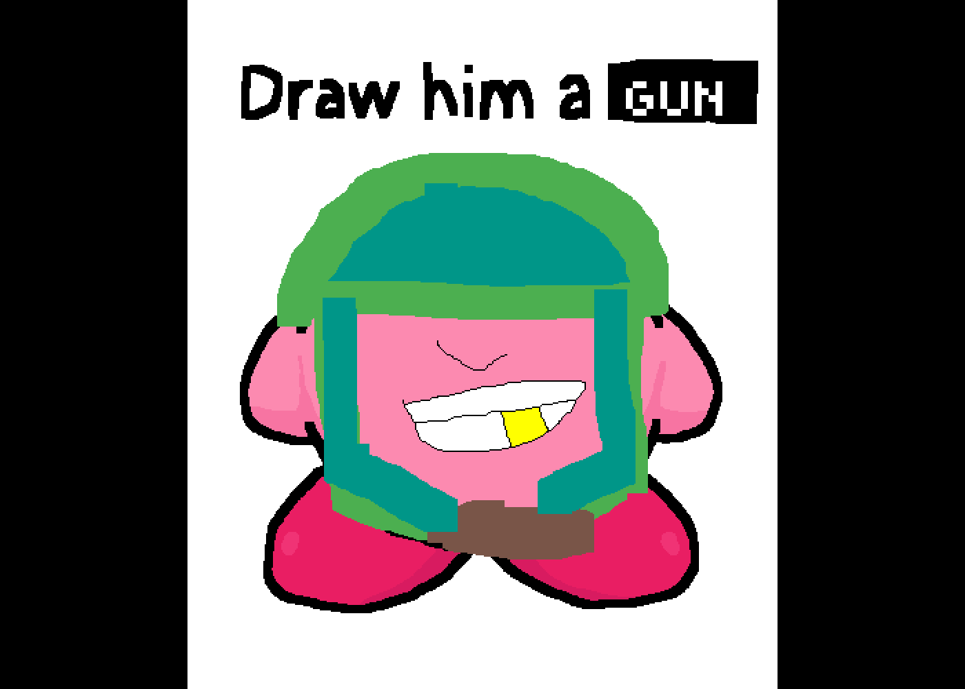 Pixilart - ㅤSoldier Kirby by MaxWasTaken01