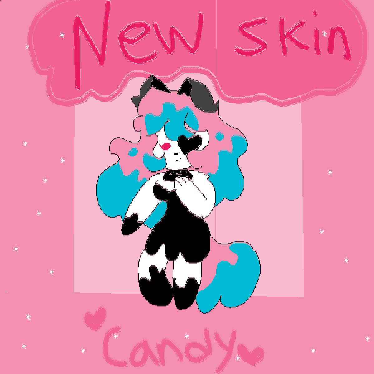 Pixilart - You have unlocked the candy skin! by Mialikeschips