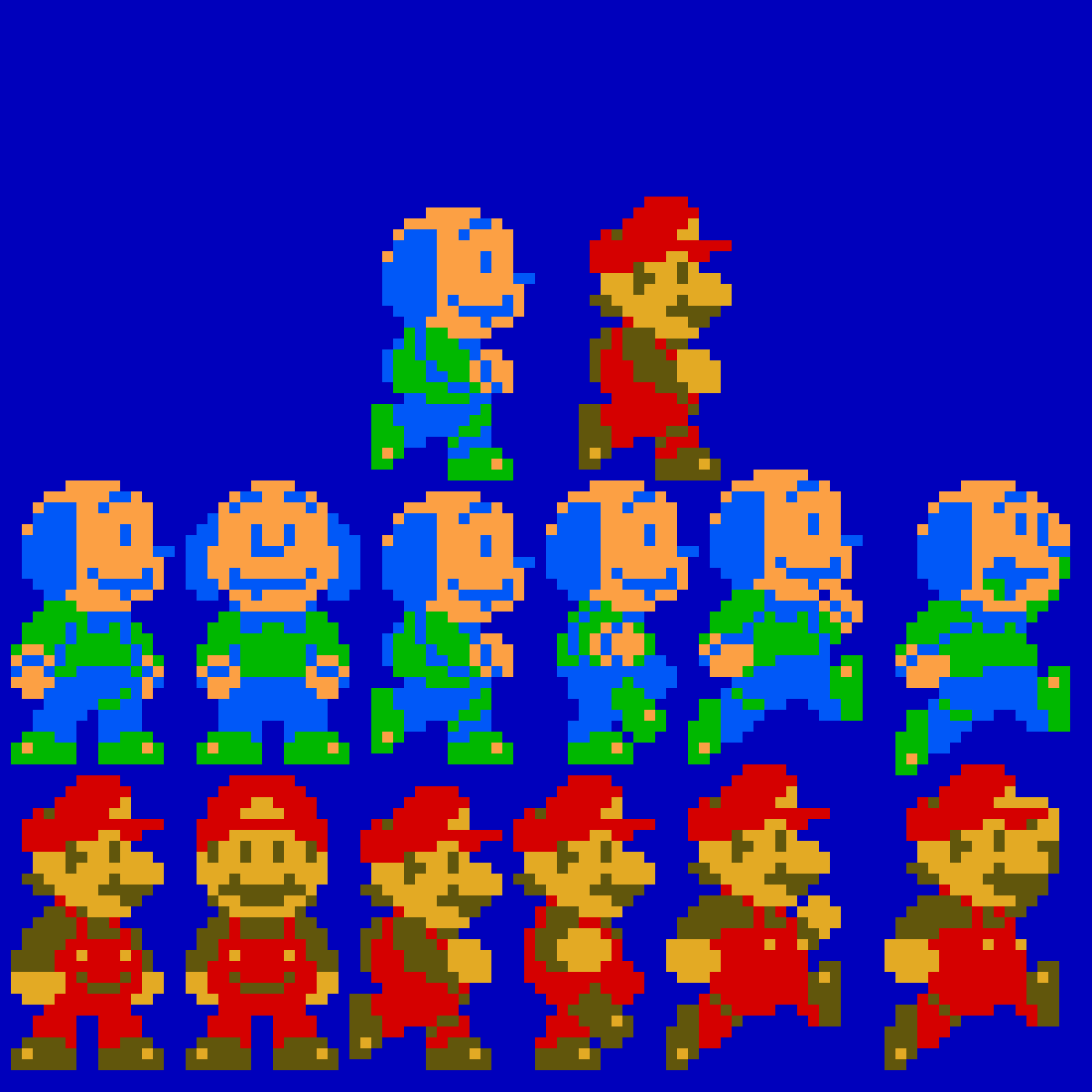 Pixilart - NEW SMB Maxy Sprites by Maxy-dog
