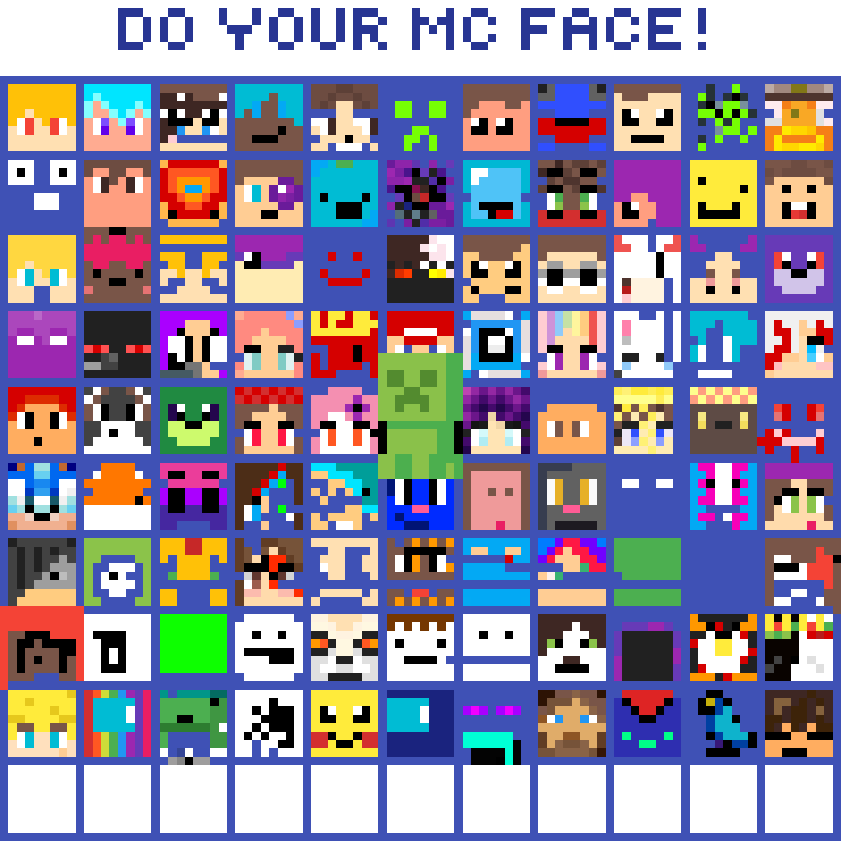 Pixilart - Make your MC face by Cream-64