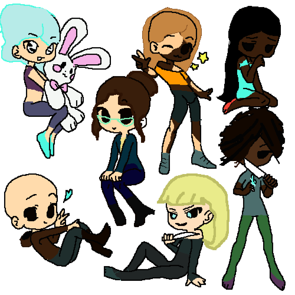Pixilart - different kinds of people by Green-Lizard-bo