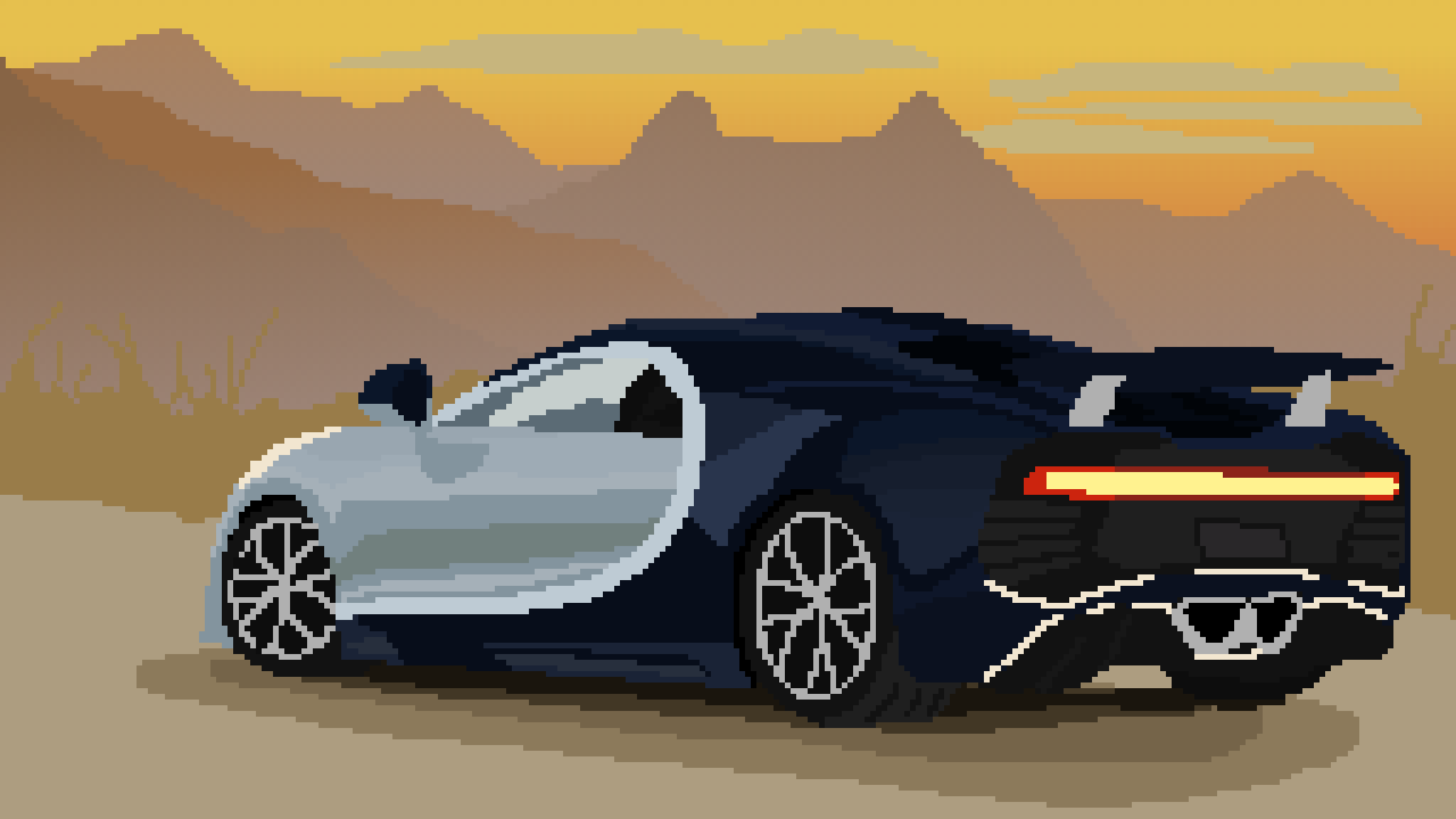 Pixilart - Bugatti Chiron by TheCarGuy