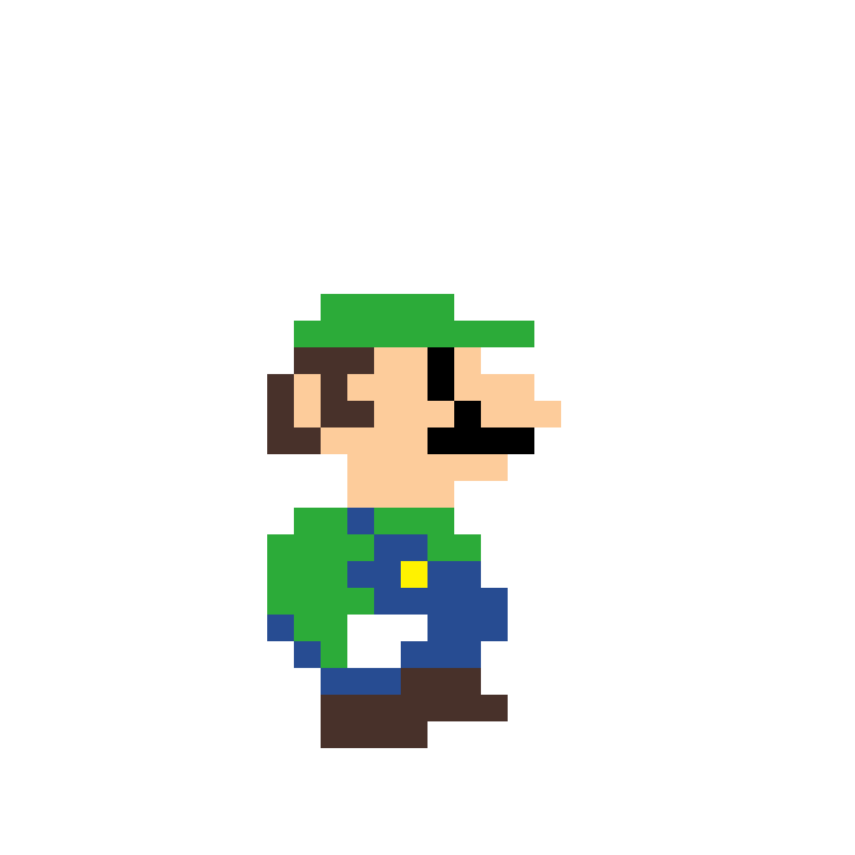 Pixilart - Luigi Running by Anonymous