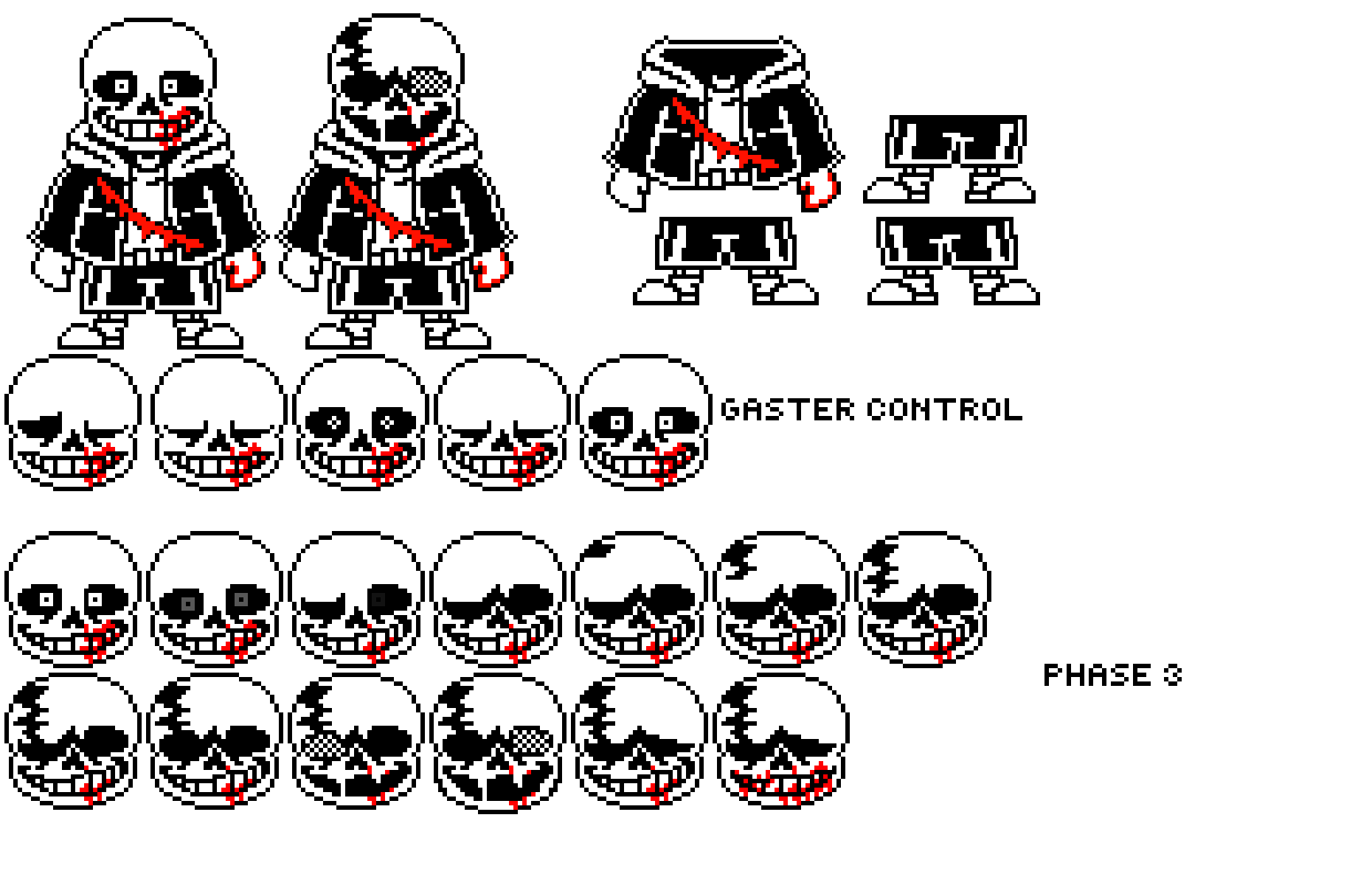 Editing ULB Sans Sheet phase 3 new sprites - Free online pixel art ...