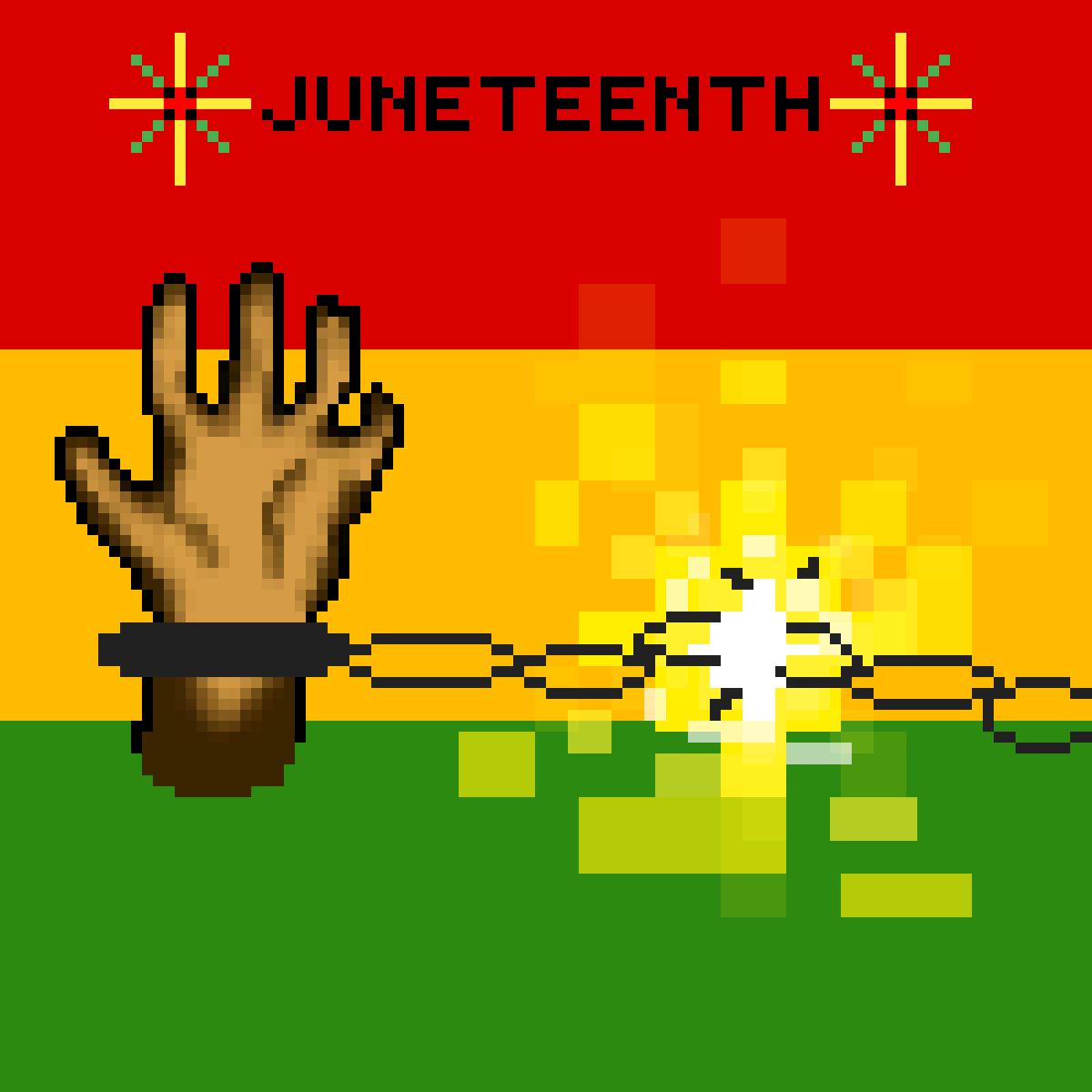 Pixilart - happy juneteenth! by rifty