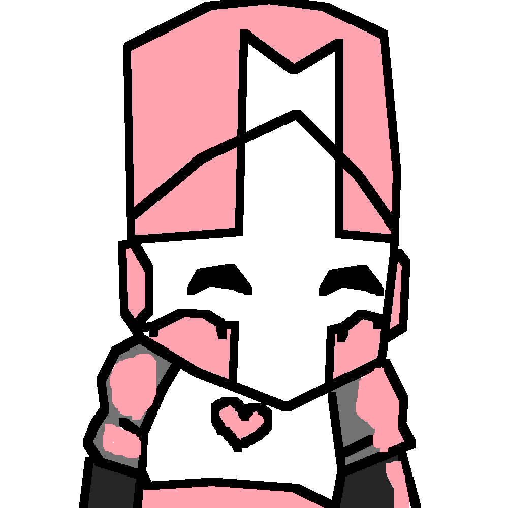 Pixilart - Pink Knight by Castle-Crashers