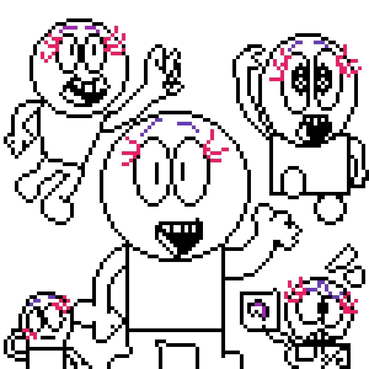 Pixilart - SomePeople Collab Base the collaboration art by Erica7089