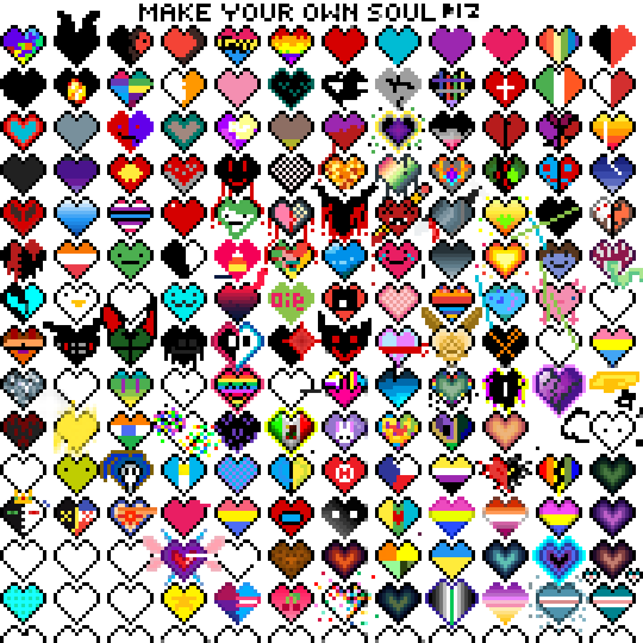 Pixilart - Add ur soul! (I added the agender one and the trixic) by ARI ...