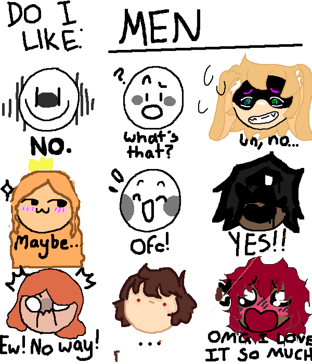 Pixilart - Do I like…men? Nah! by CozyGhost