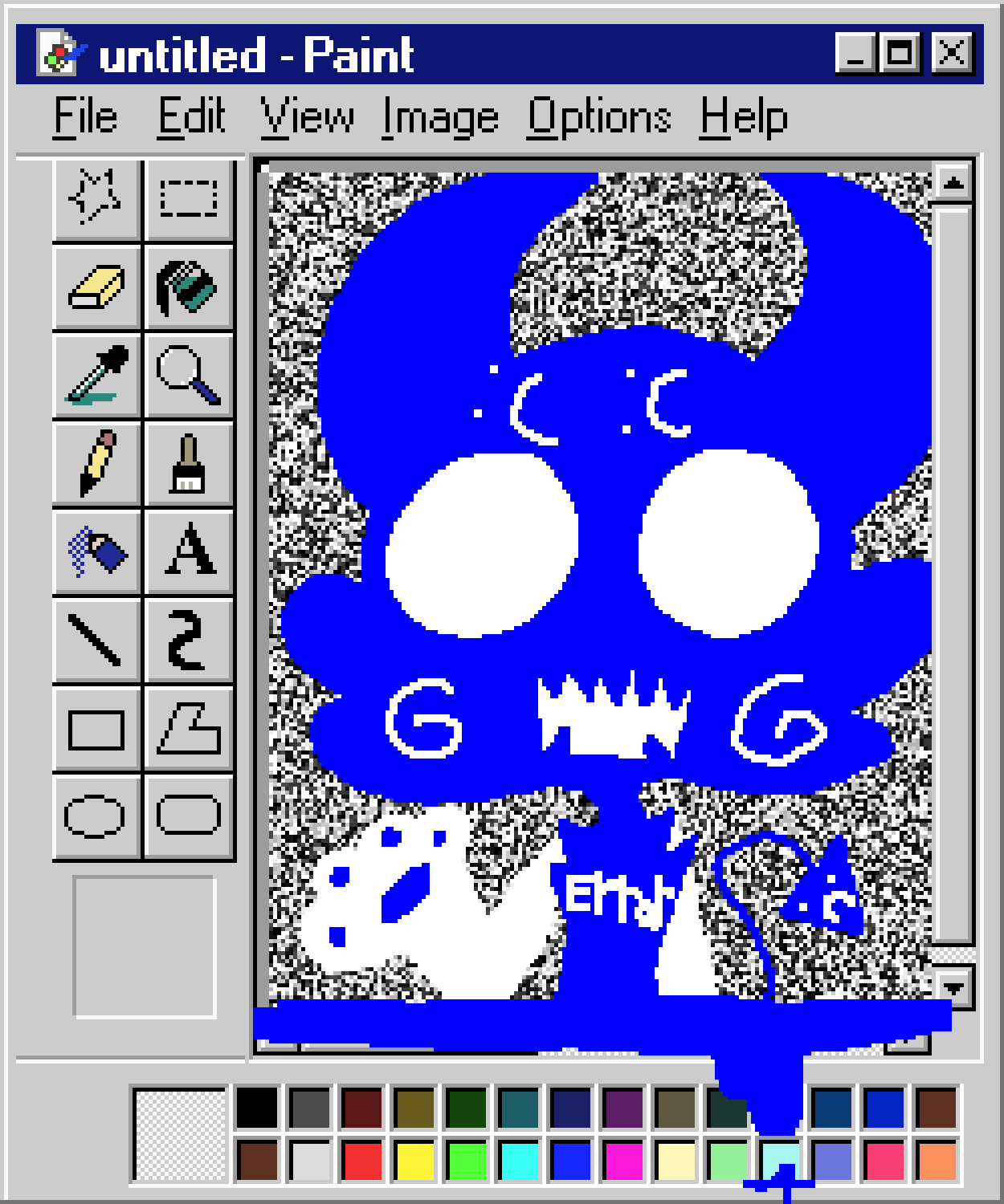 Pixilart - Another ERROR DEMON by EmeraldXD