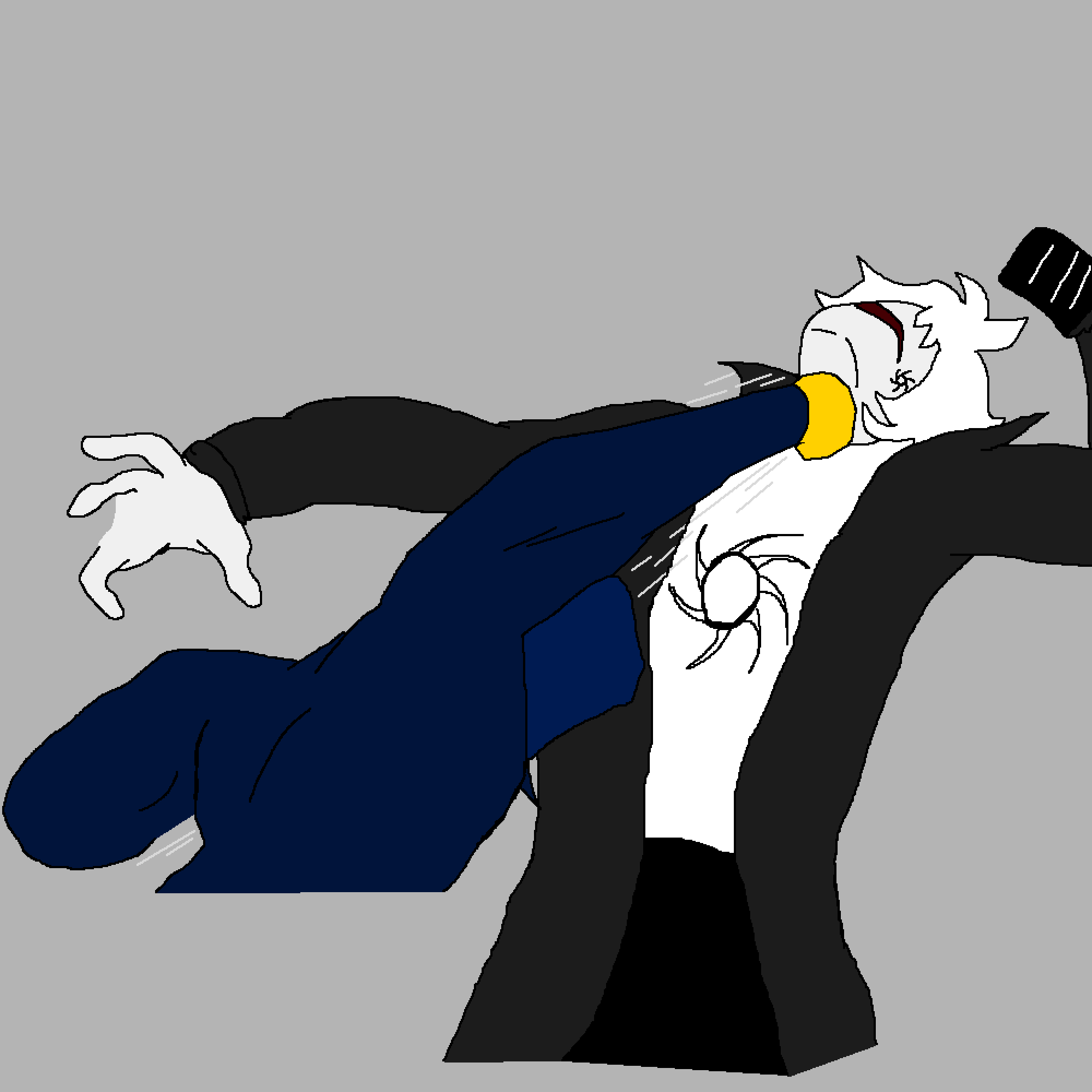 Pixilart - quincy punches naph by thygameing