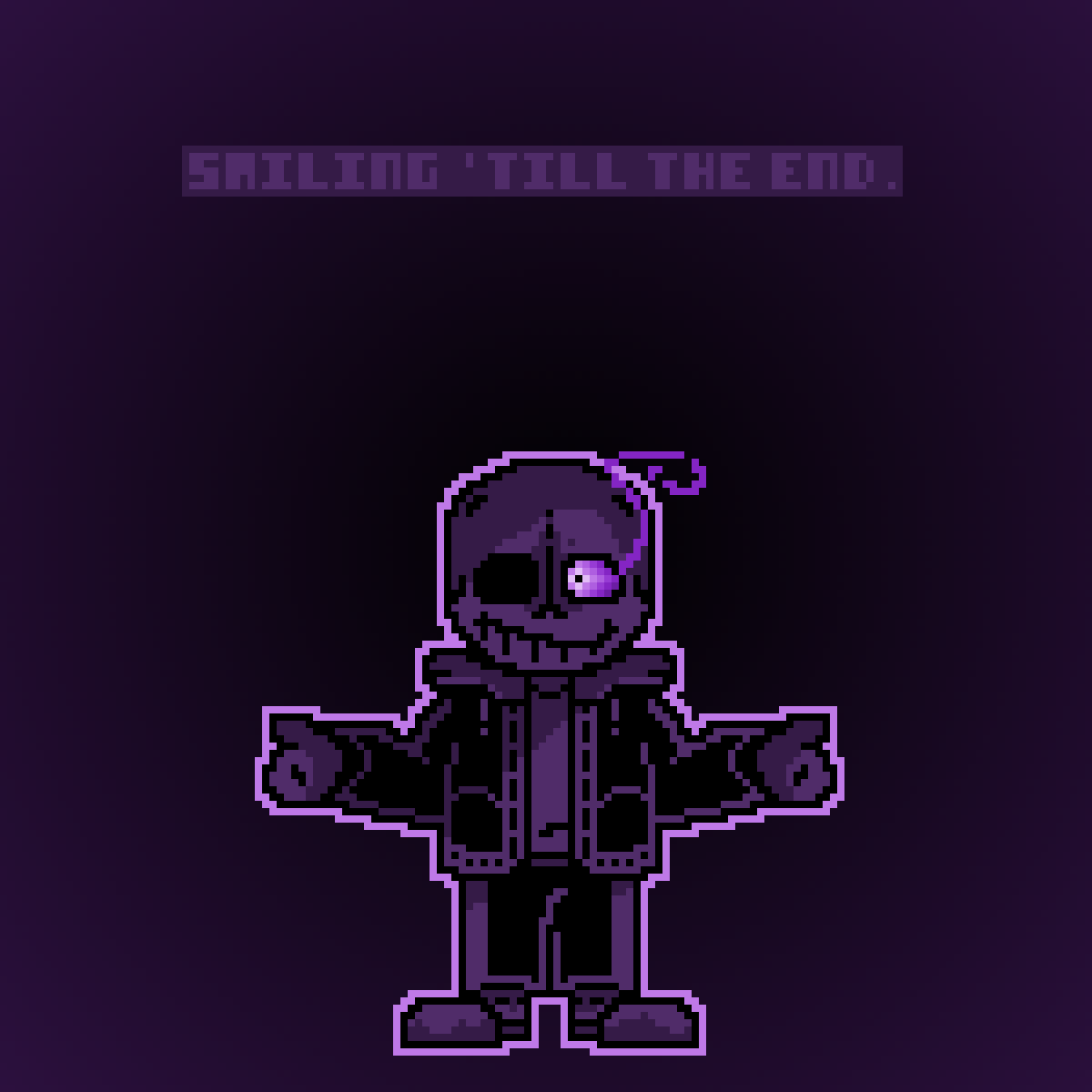 Pixilart - Smiling 'till the end. by EnderuZ