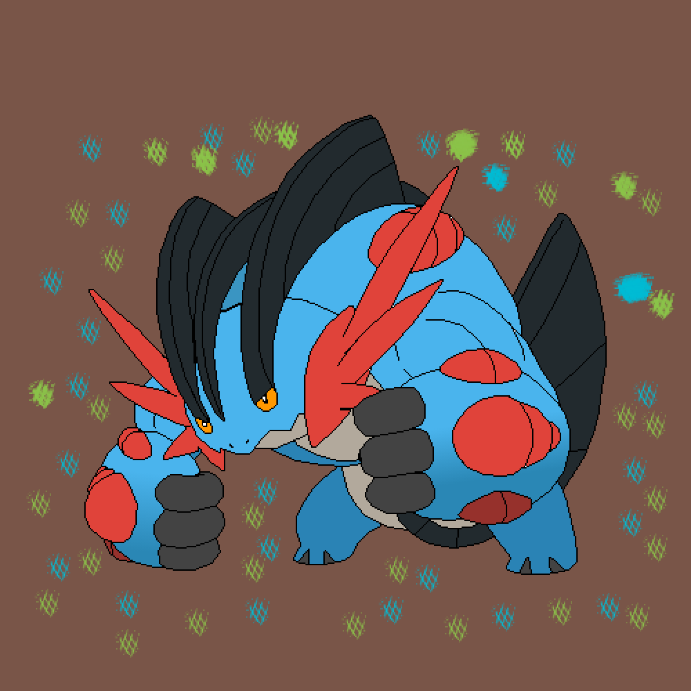Pixilart - Mega Swampert by SketchyPenguin