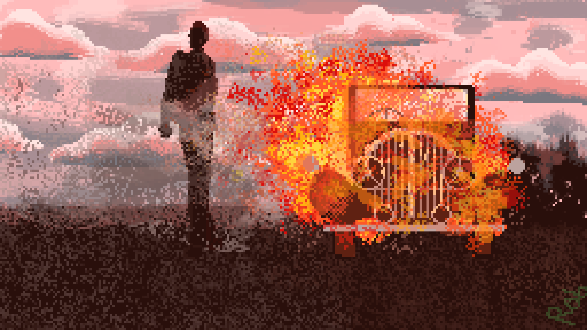 Pixilart - Crowley! Your Car is on Fire! by Robobin