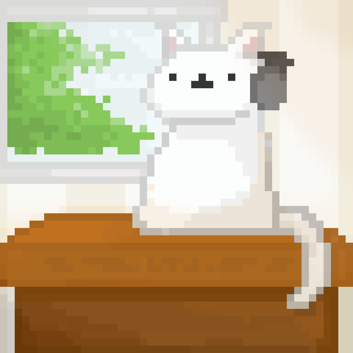 Pixilart - catto by baeguri