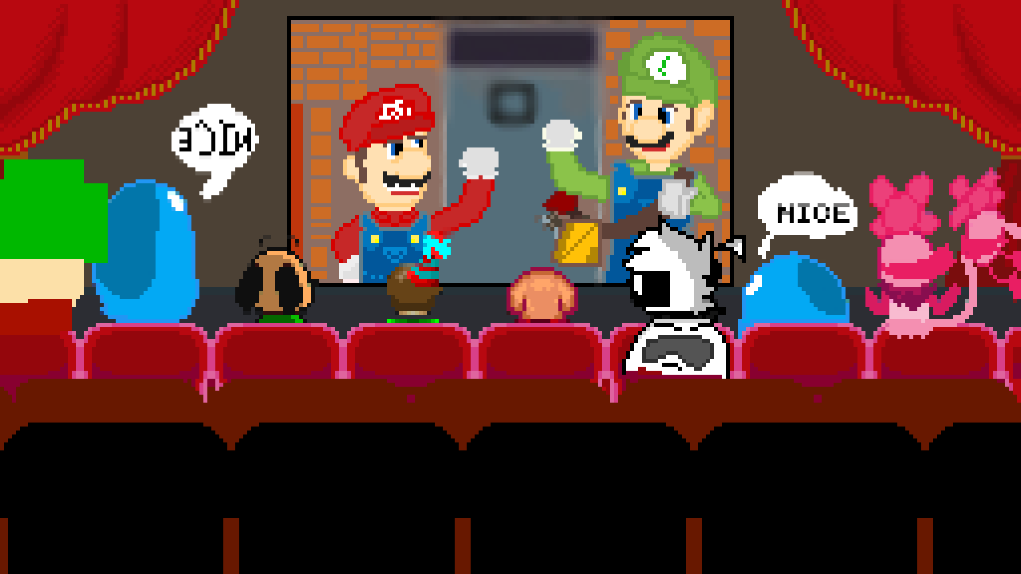 Pixilart - Super Mario Movie Collab by NewbieSquare
