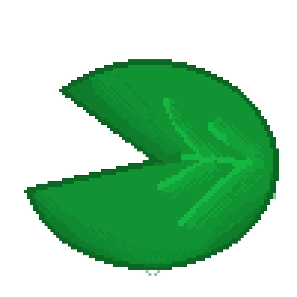 Pixilart - Lilly pad pixel art by Mazeriette