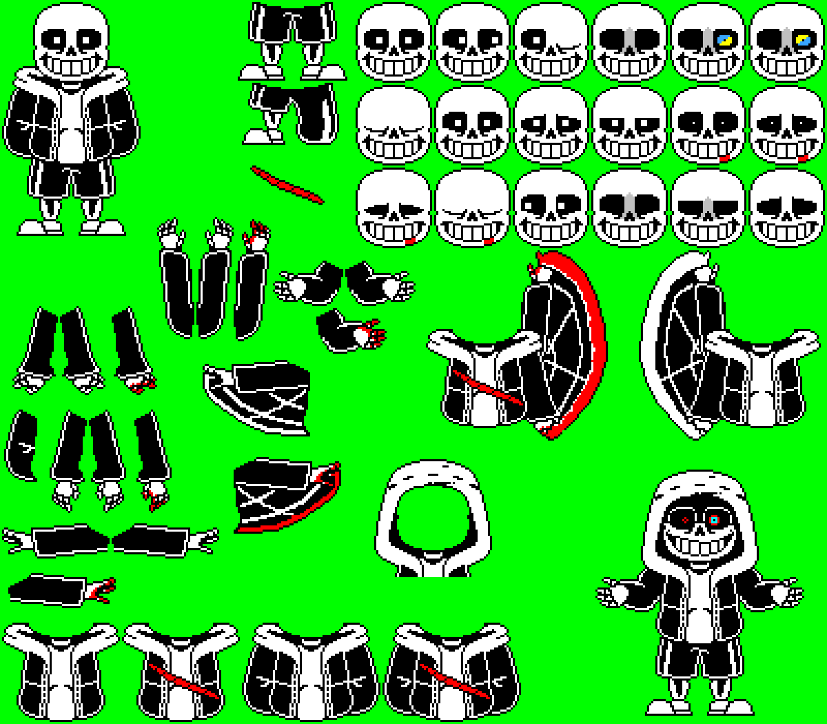 Pixilart - Sprite Sheet Pants Edit by Member-Sans