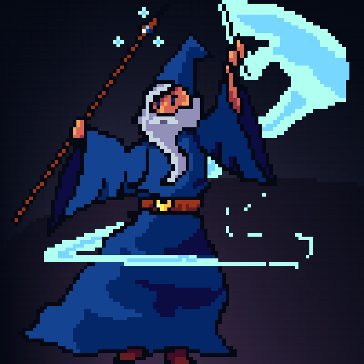 Pixilart - Awesome Wizard by FireFallen8