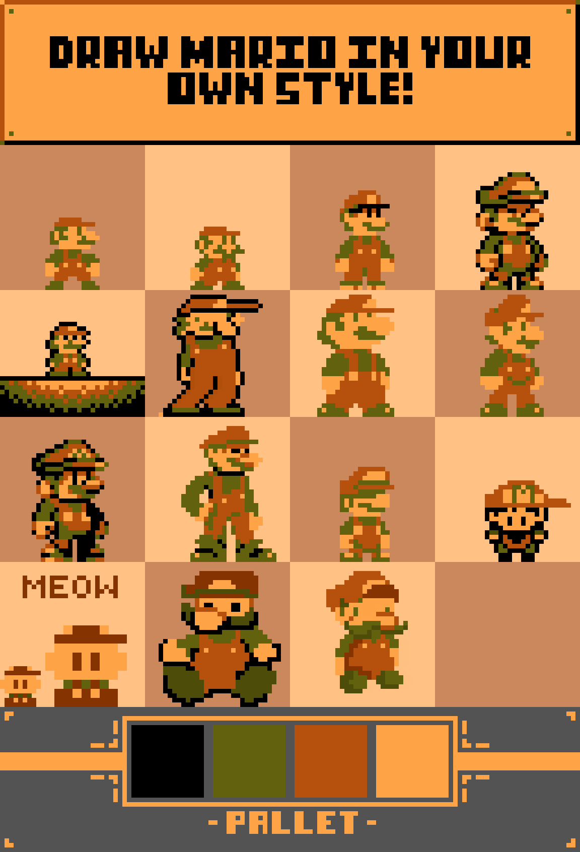 Pixilart - Mario challenge thingy by Rosieaves