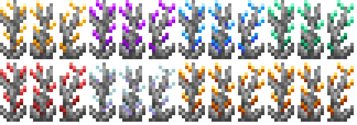 Pixilart - Terraria Tile ID #590 | Gem Sapling by tSpritesheeter