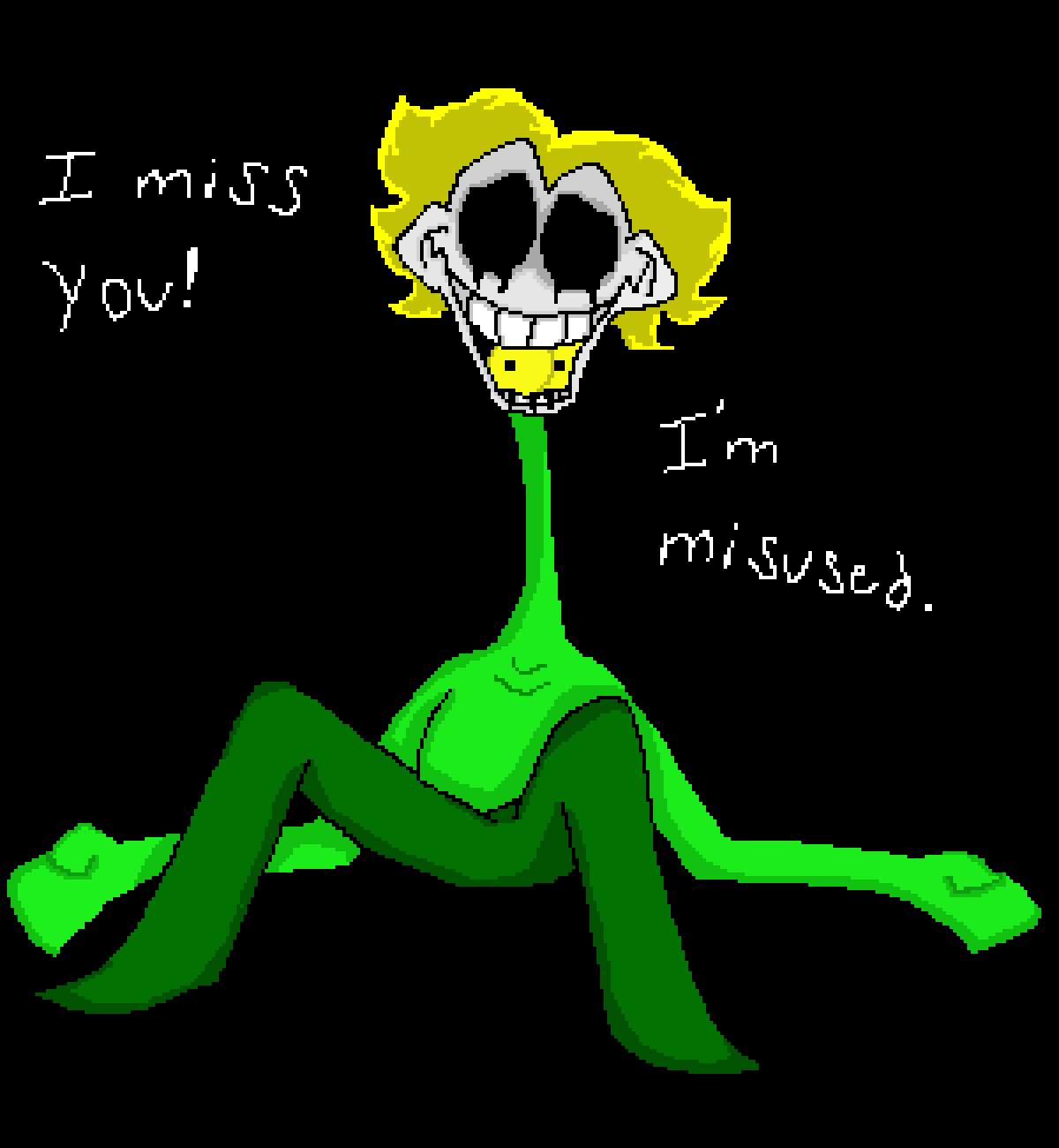 Pixilart - I miss you! (Petaly) by Lupiss