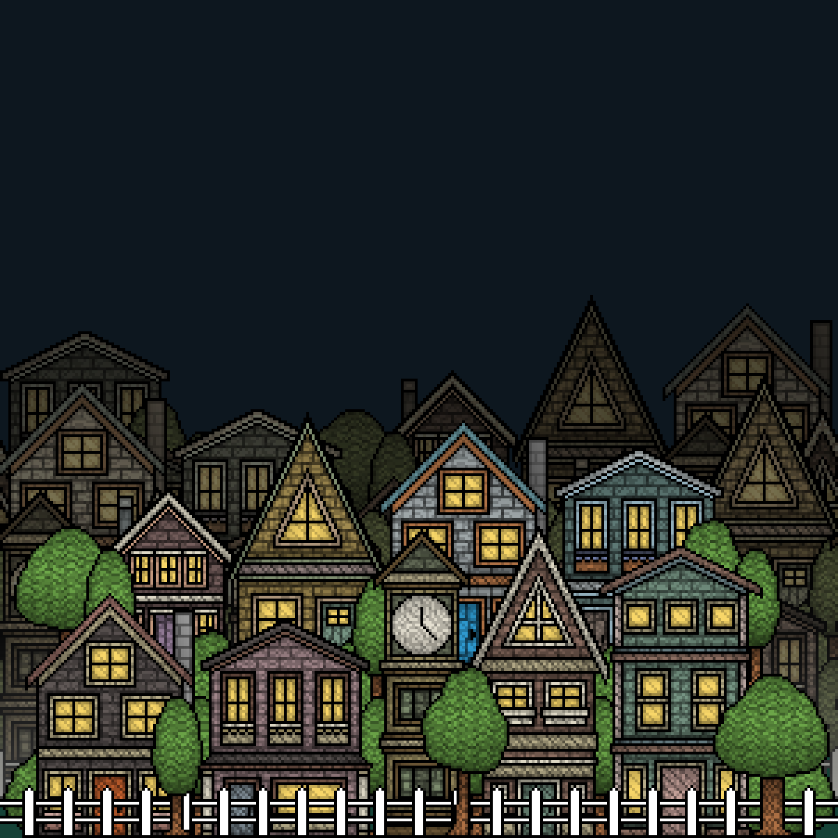 Pixilart - Suburbia Skyline by seizuresalad