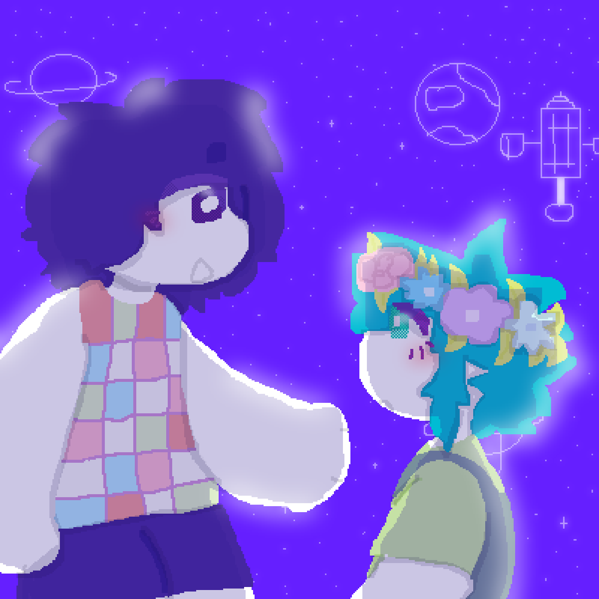Pixilart - Headspace Kel and Basil by watermel0nbasil