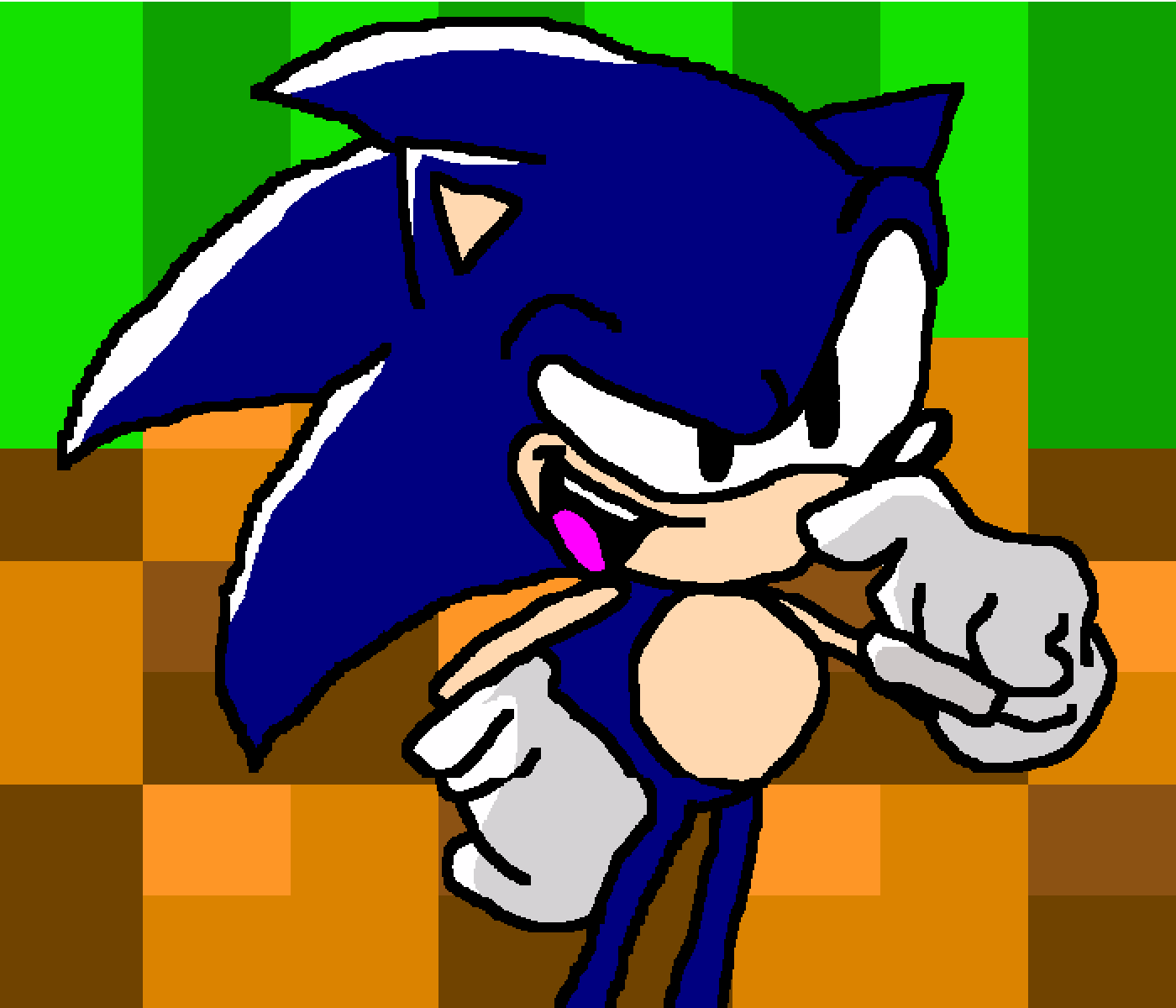 Pixilart - Sonic Fnf by ruby-ring-fnf