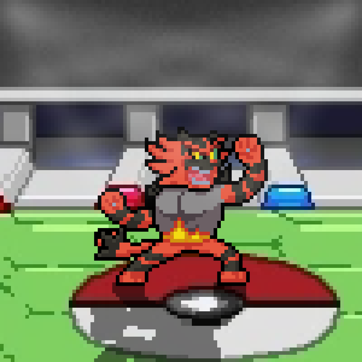 Pixilart - Incineroar by henthorneaaron9