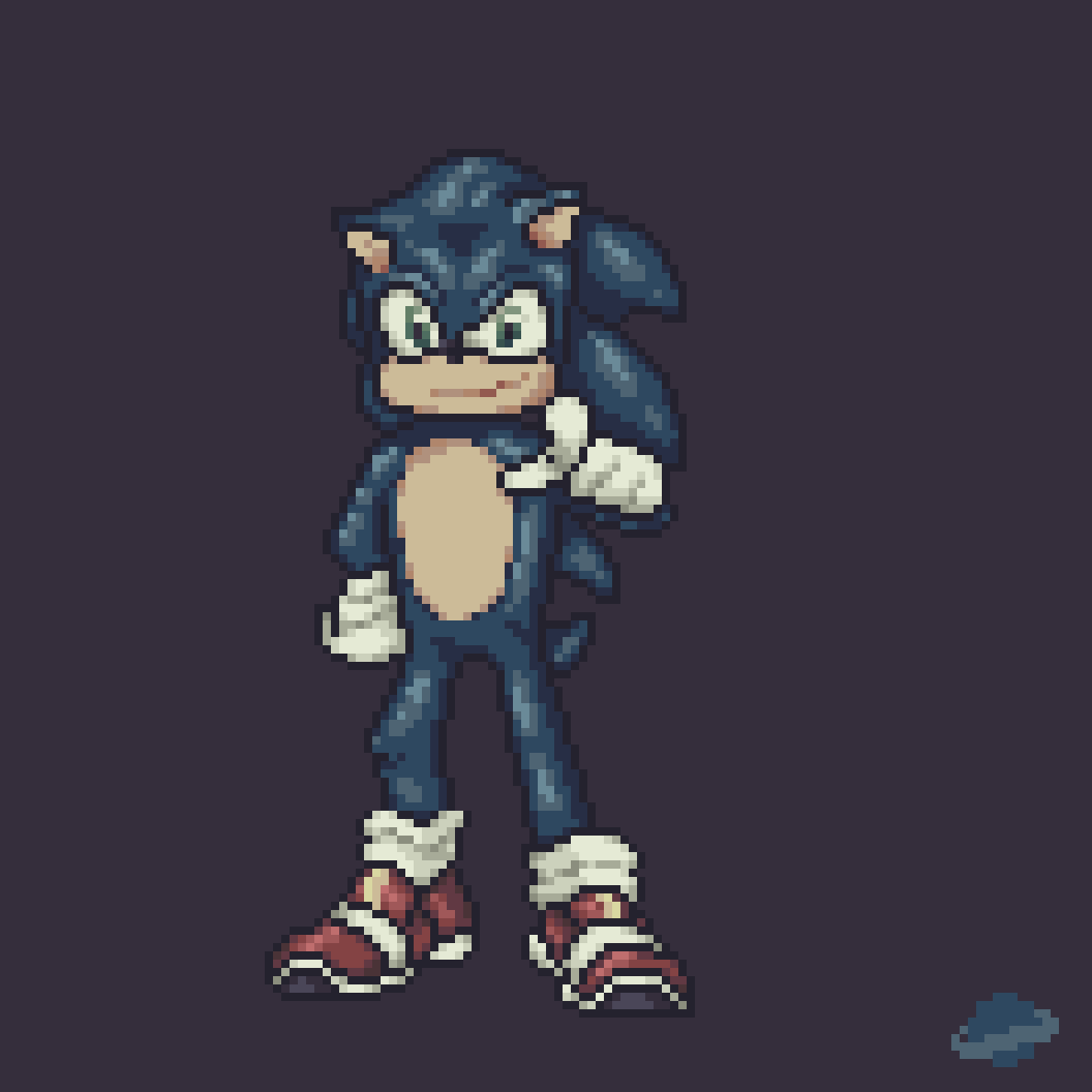Pixilart - Sonic the hedgehog by Kliver