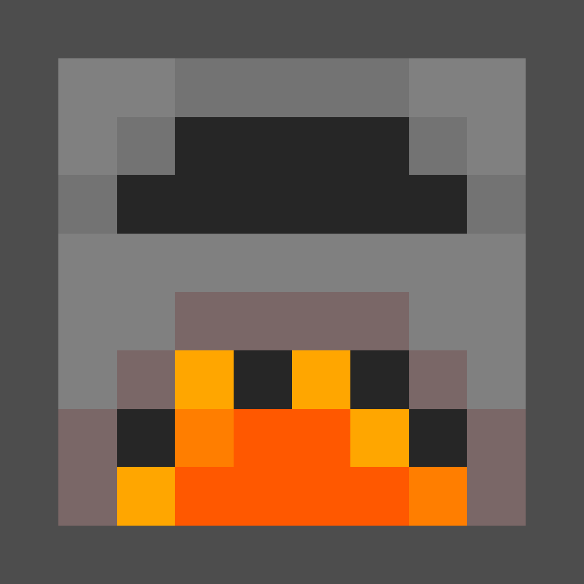 Pixilart - Lit furnace 10-bit by Redstoner