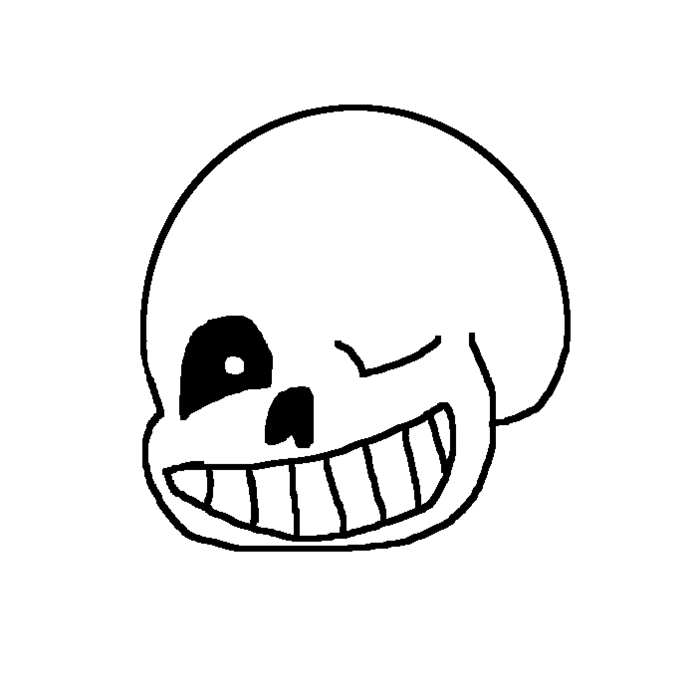 Pixilart - sans by bvbvbv