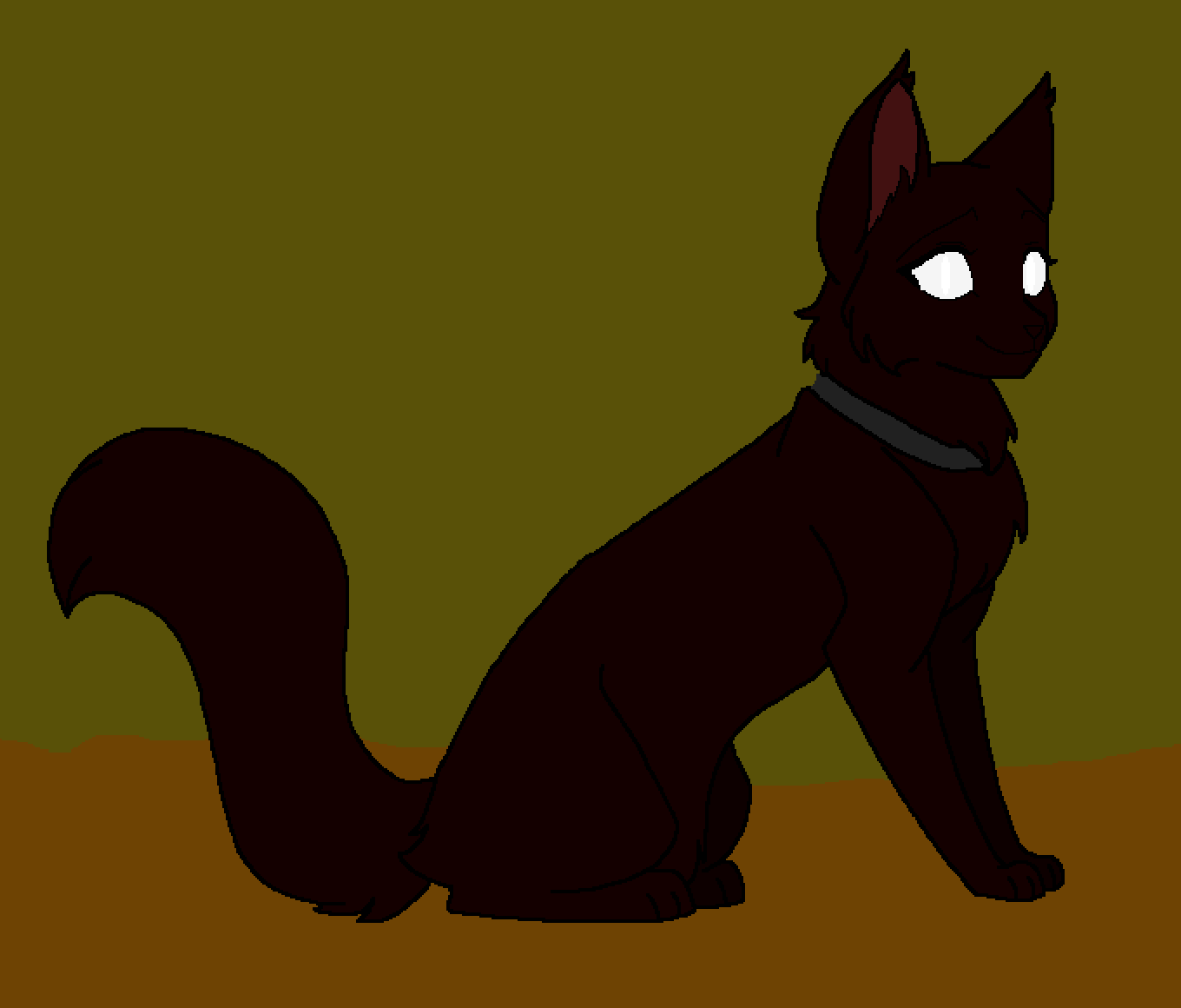 Pixilart - hellfire cat by TheTwinArtists