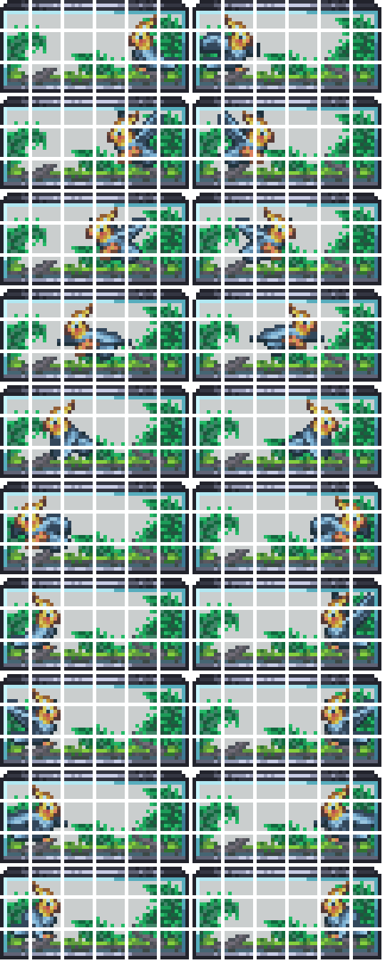 Pixilart - Terraria Tile ID #645 | Gray Cockatiel Cage by tSpritesheeter