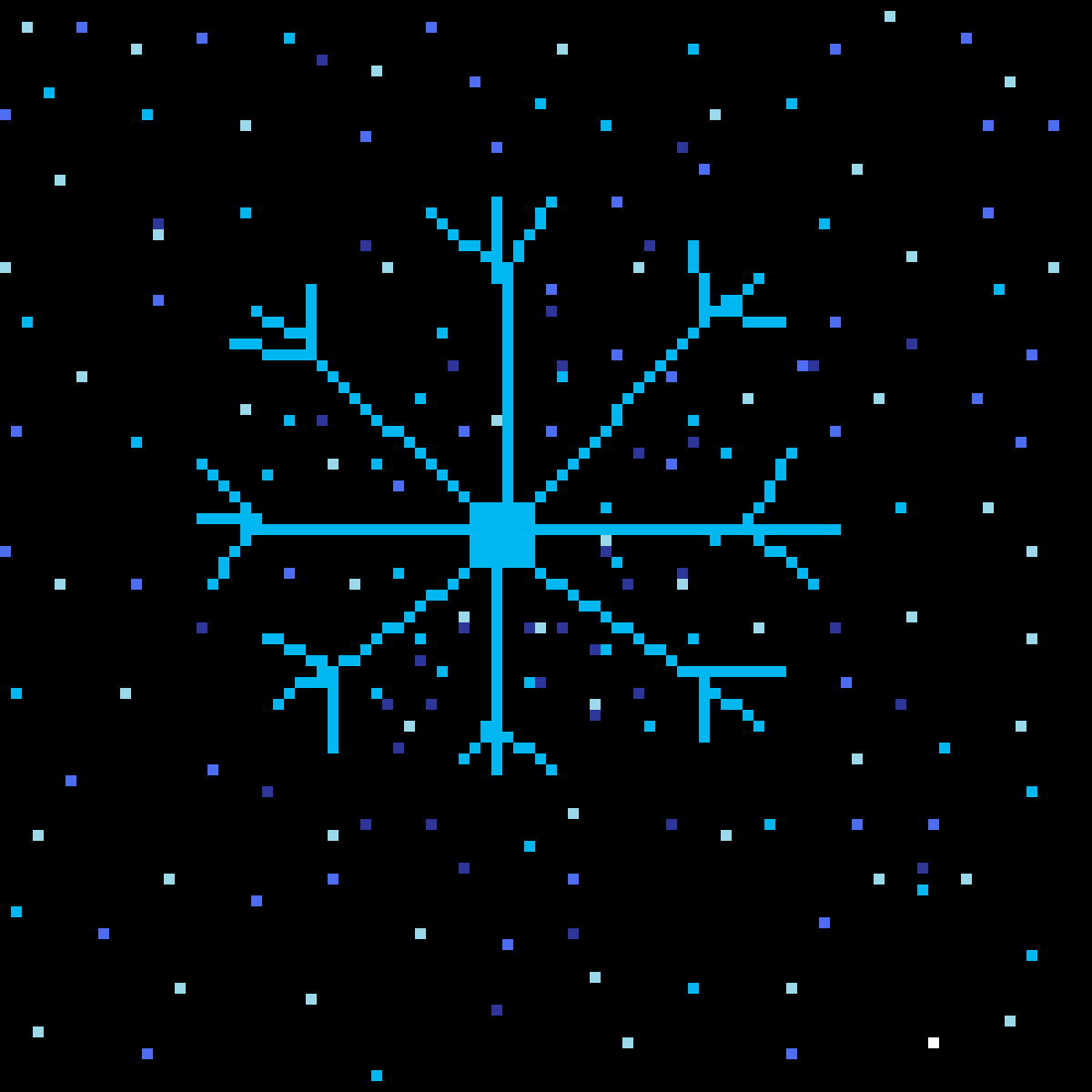 Pixilart - THE SNOW FLAKE by Raffiestephen