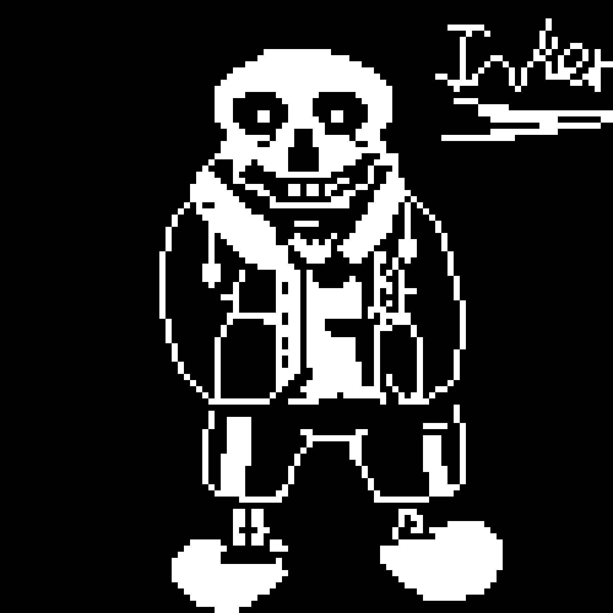 Pixilart - Sans V2 by cramzy1254