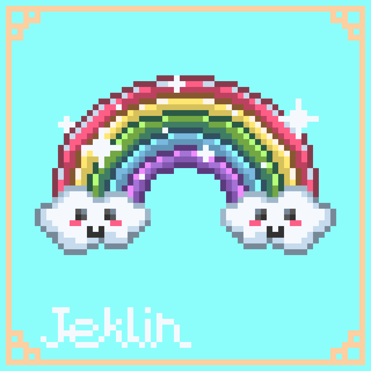 Pixilart - Rainbow by Jeklin
