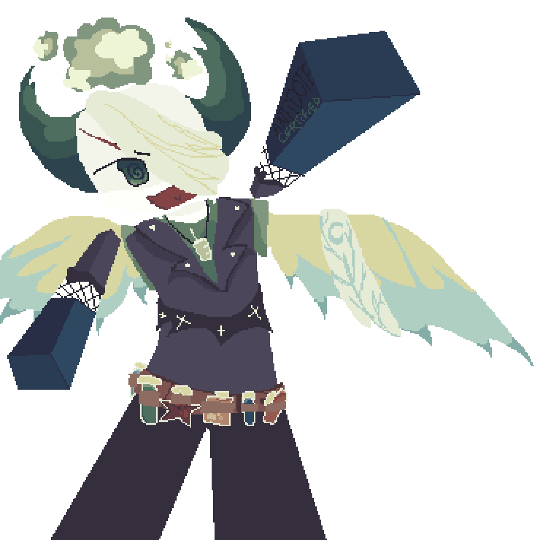 Pixilart - phighting oc, Antidote! by dizynxi