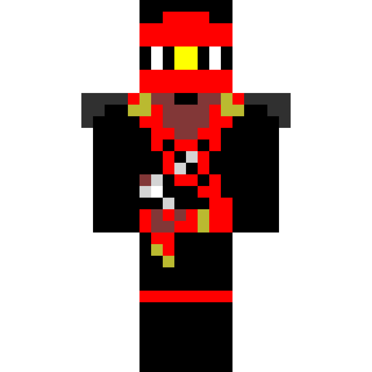 Pixilart - ninjago deepstone kai minecraft skin by Matthew2013
