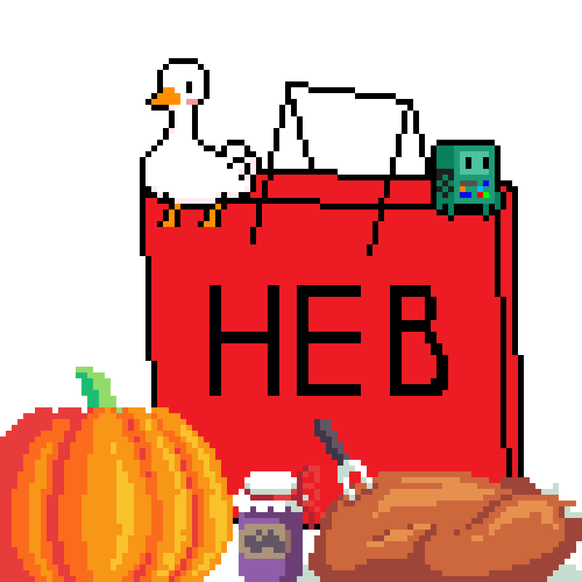 Pixilart - HEB bag by Jon-Martinez