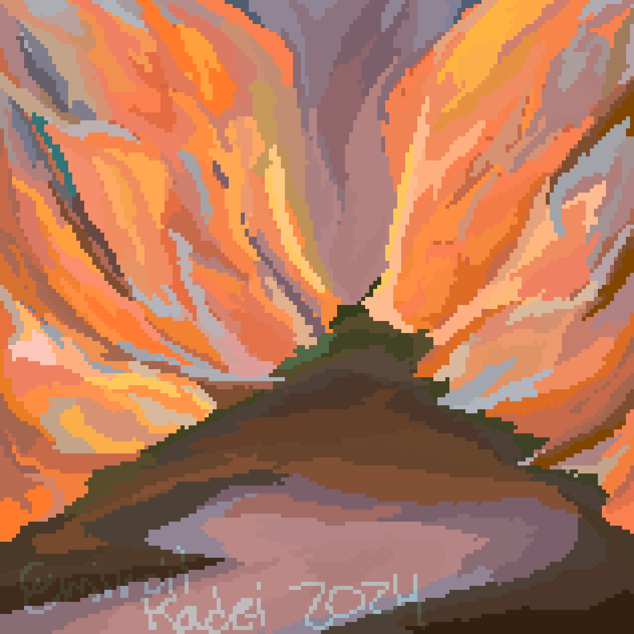 Pixilart - Cliffs by Emireil-Kadei