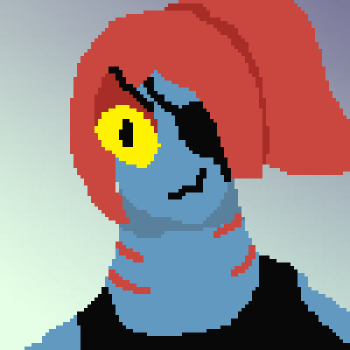 Pixilart - UNDYNE by versra