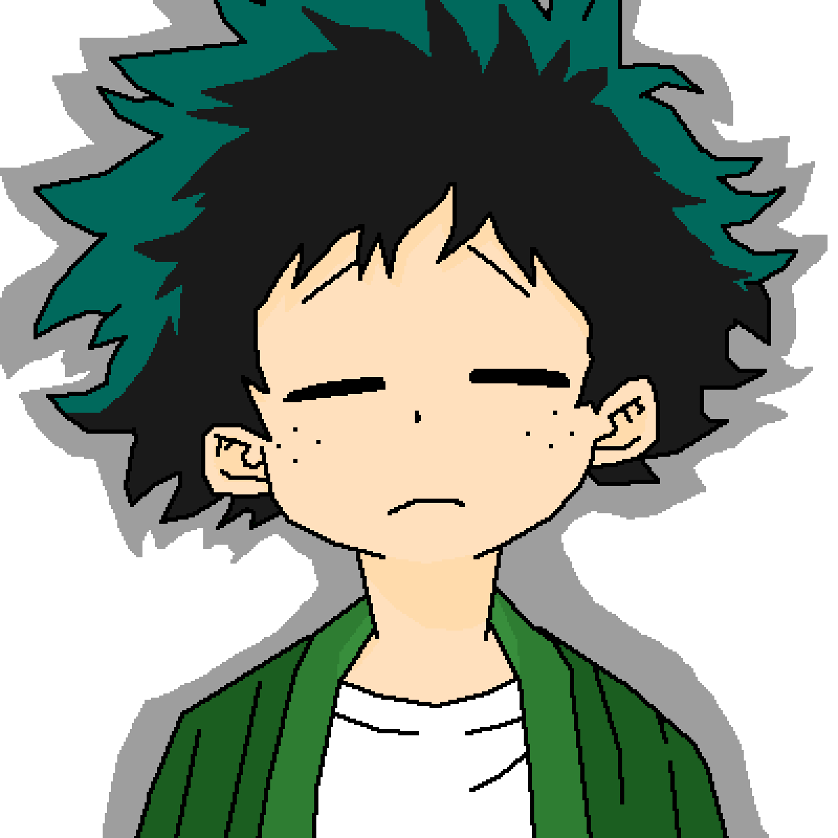 Pixilart - Izuku Midoriya Base by op-harleigh