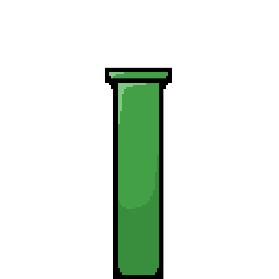 Pixilart - flappy bird pipe (sprite) by Spageht