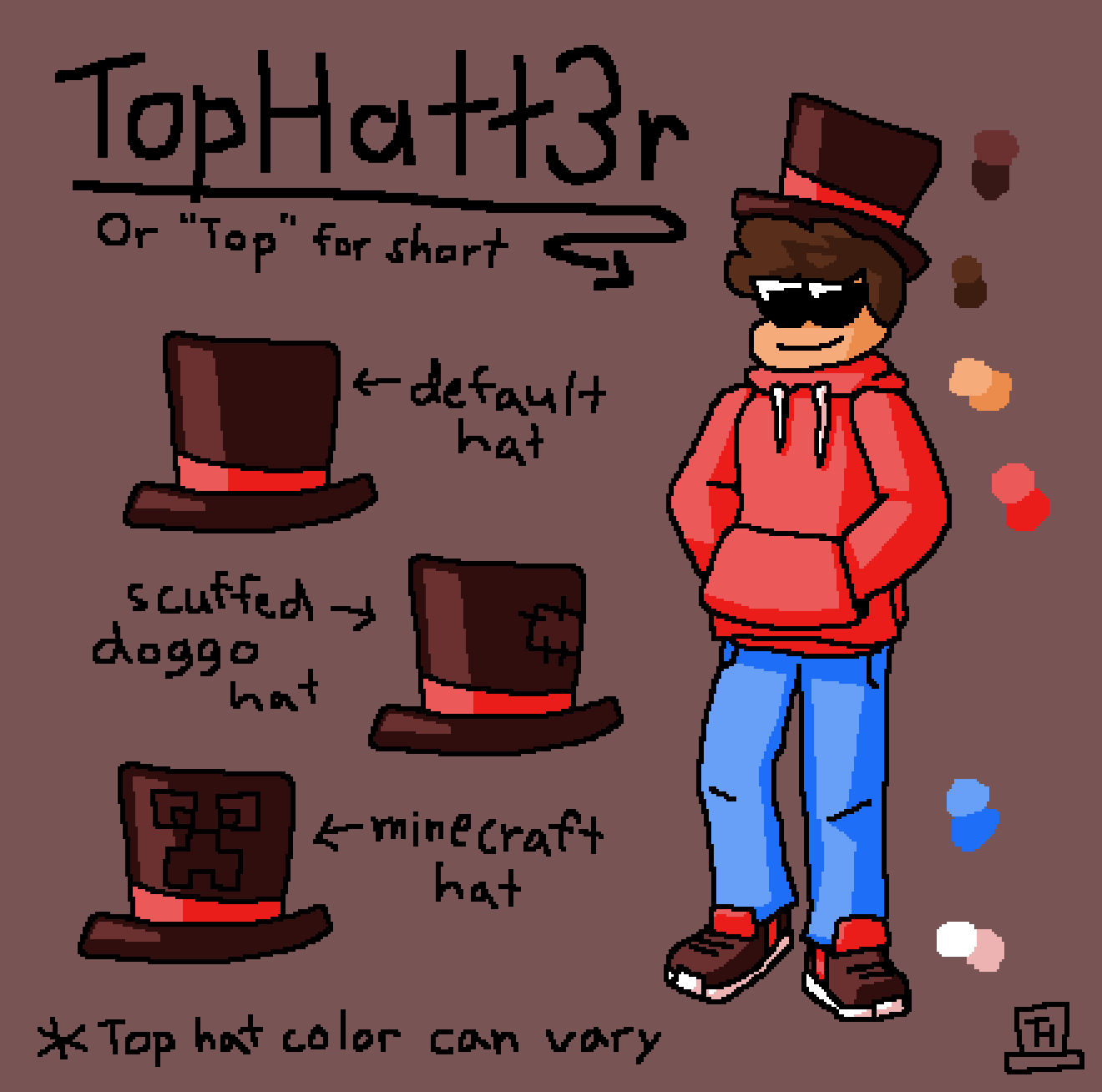 Pixilart - TopHatt3r Ref by TopHatt3r