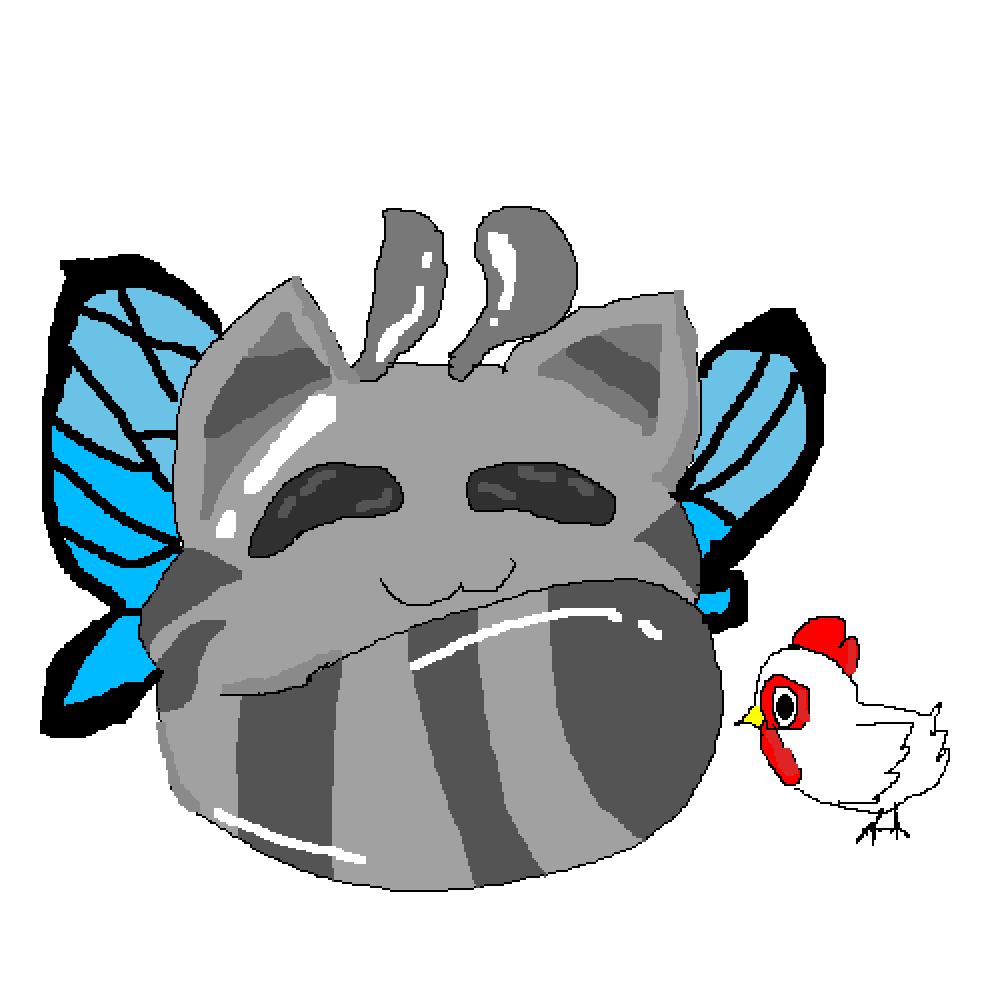 Pixilart - slime rancher 2 tabby logo slime by Axolotl-cat